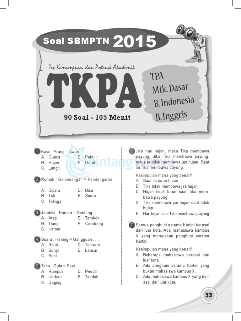 Soal Tkpa | PDF