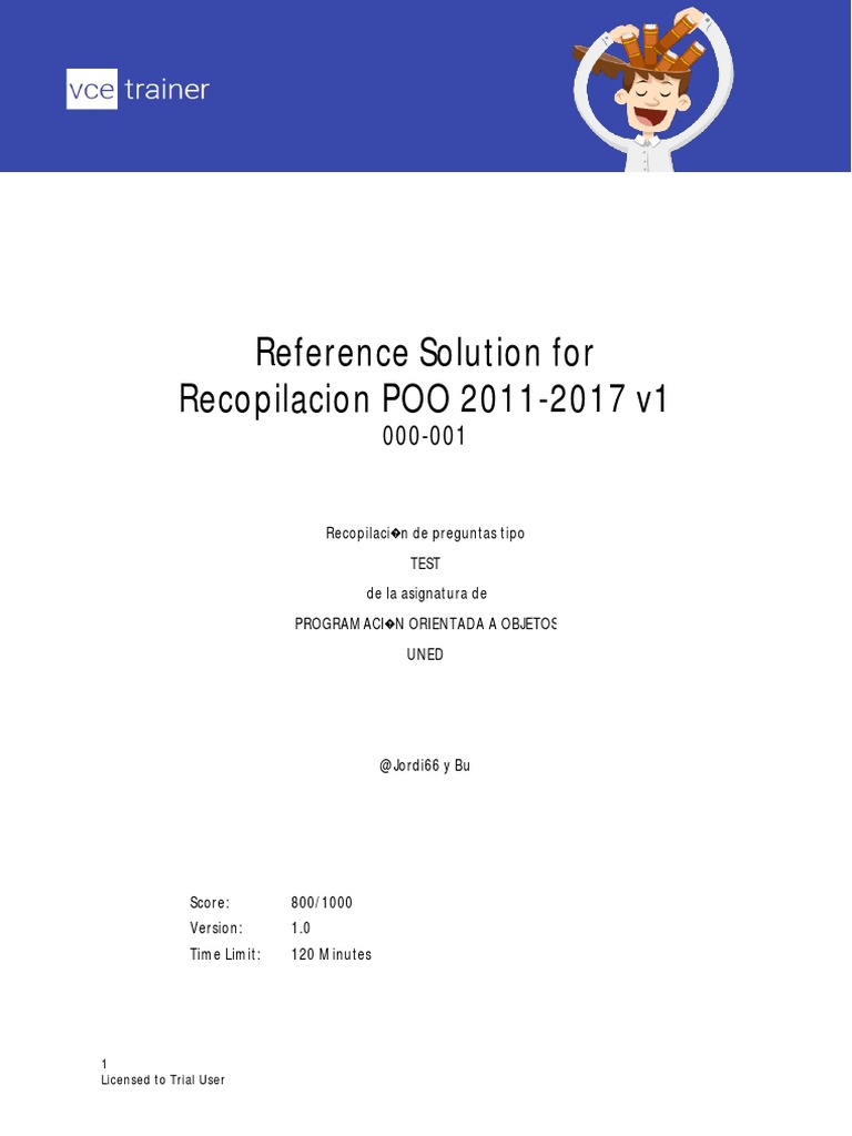 Recopilación Poo 2011-2017 | PDF | Objeto (informática) | Java (lenguaje de programación)