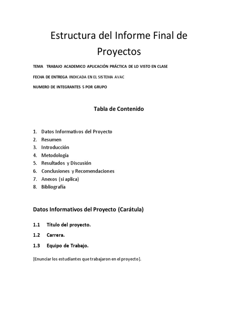 Proyecto Final | PDF