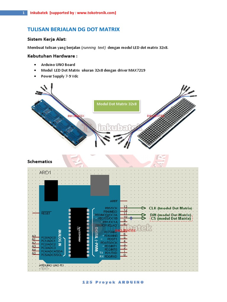 Tulisan Berjalan Dg Dot Matrix Download Free Pdf Computer Hardware