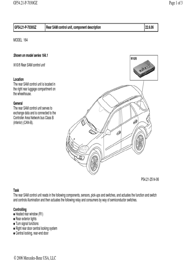 SAM Unit Rear Function | PDF | Switch | Relay