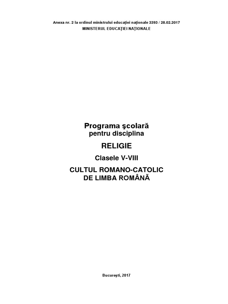 58 Religie - Cultul Romano Catolic Lb. Romana - Clasele V VIII | PDF