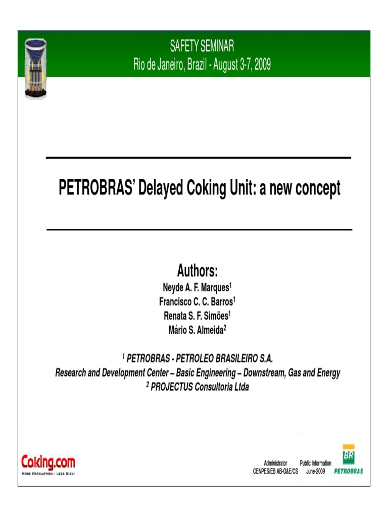 Delayed Coking Unit New Concept | PDF | Oil Refinery | Fuel Oil