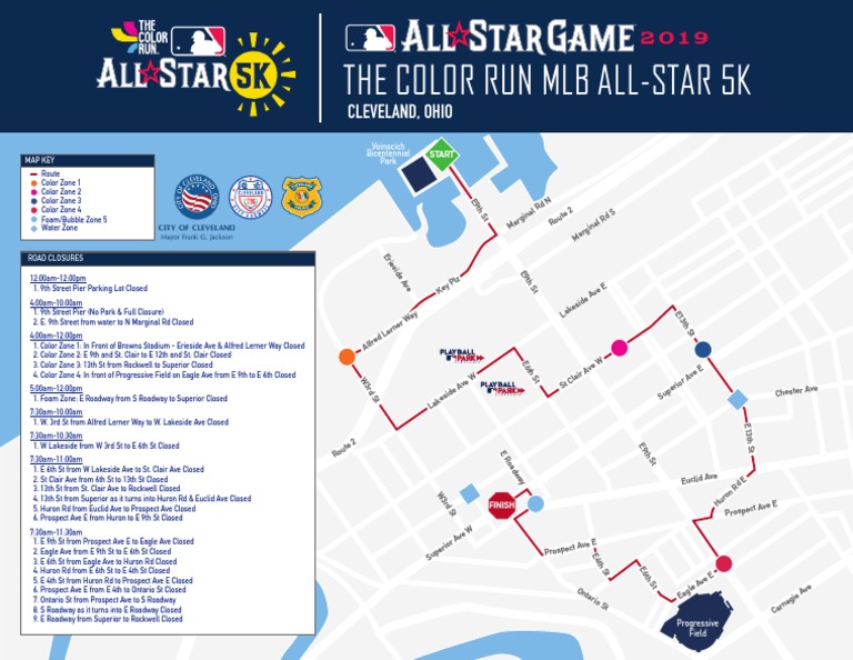 Color Run Map | PDF | Leisure