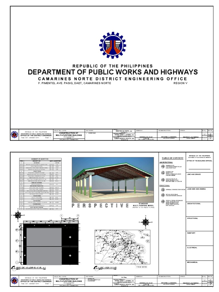 Republic of The Philippines: Department of Public Works and Highways ...