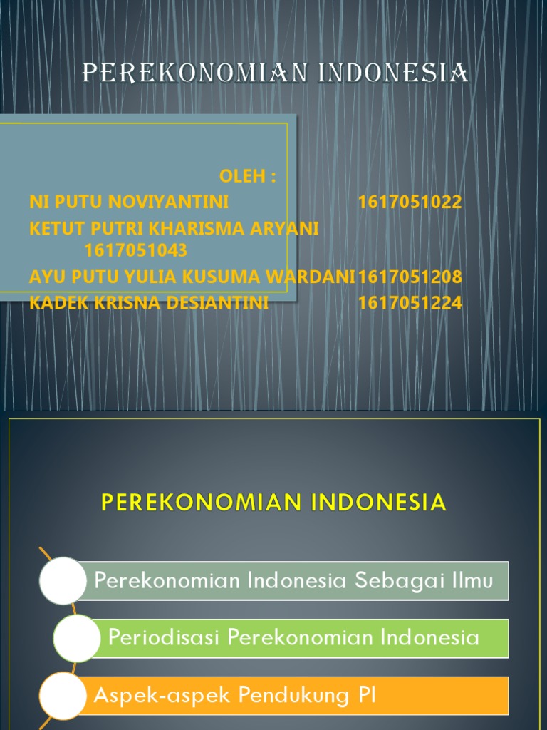 Analisis Perekonomian Indonesia 2023 | PDF