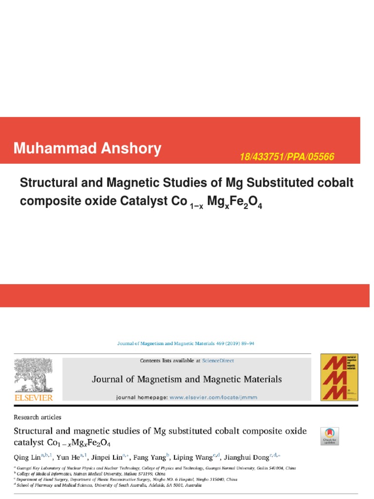 Kemagnetan Zat Mampat | PDF | Crystallite | X Ray Crystallography