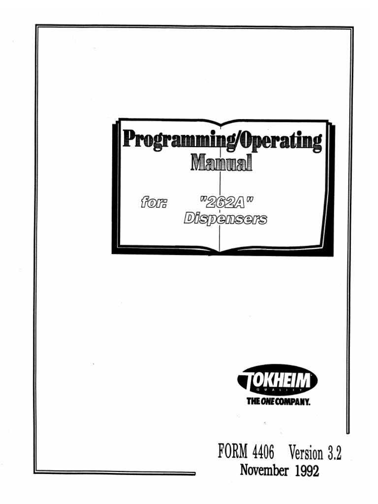 262a Programming Manual | PDF