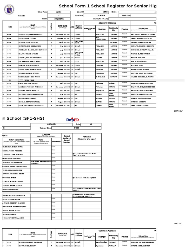 Senior High School Forms 2019 Grade 11 STEM INNOVATIVE | PDF | Ancient ...