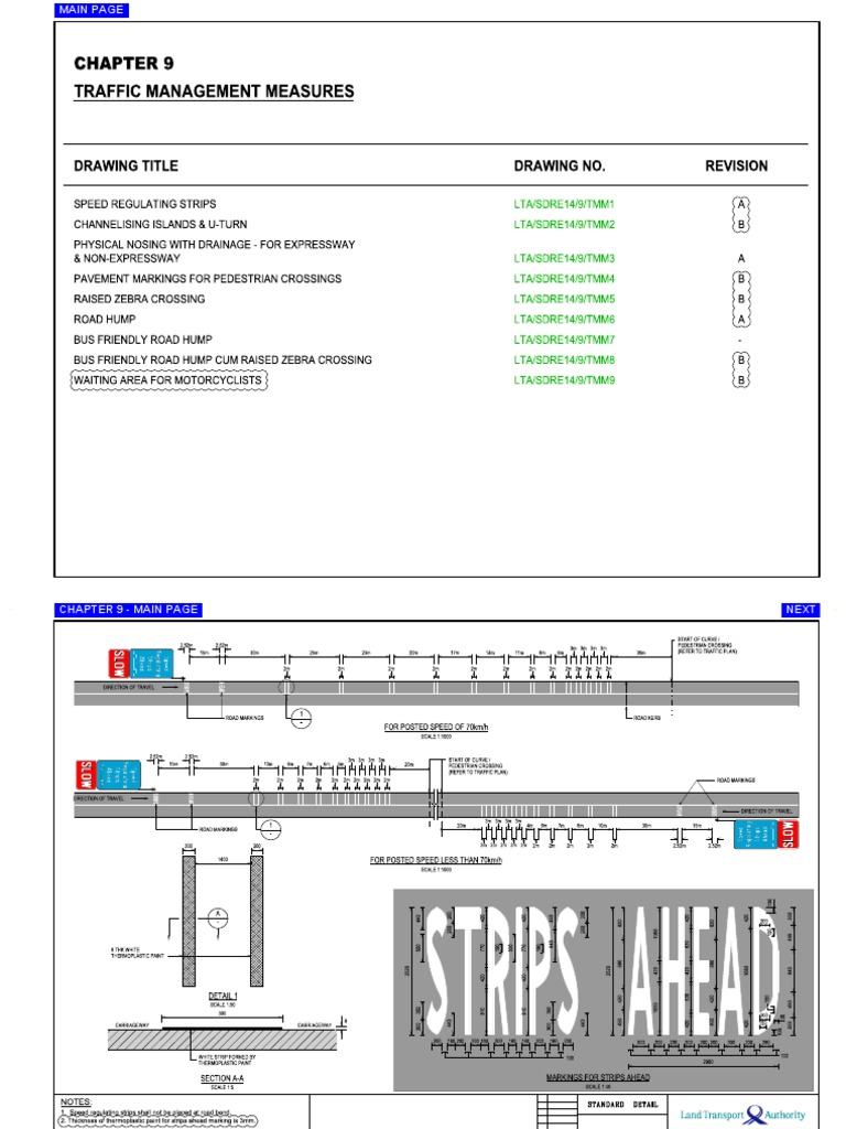 LTA SDRE 2024 Traffic Management Standards | PDF | Road Safety ...