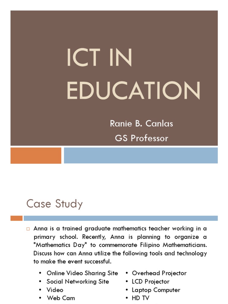 1 ICT in Education | PDF | Educational Technology | Information Technology