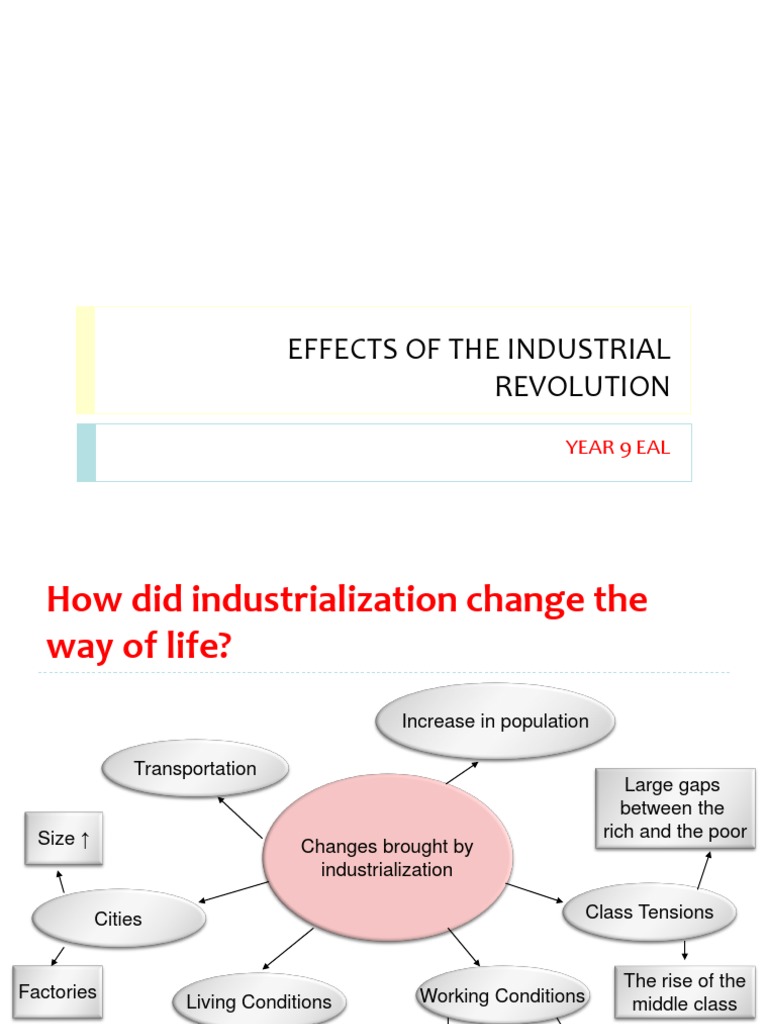 Effects of The Industrial Revolution | PDF | Industrial Revolution ...