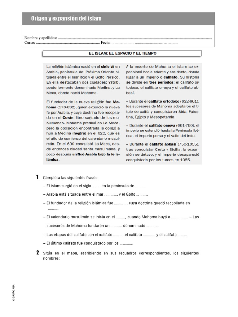 Historia y Cultura del Islam | PDF | Mahoma | la meca