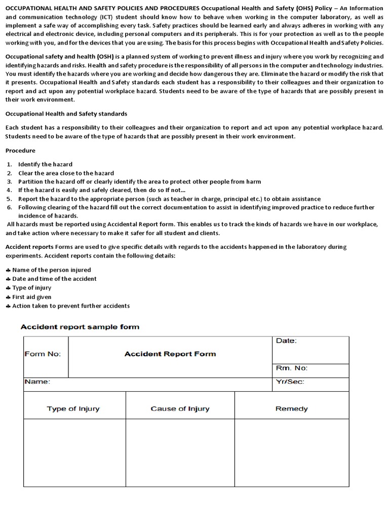 CSS Ohs | PDF | Occupational Safety And Health | Hazards