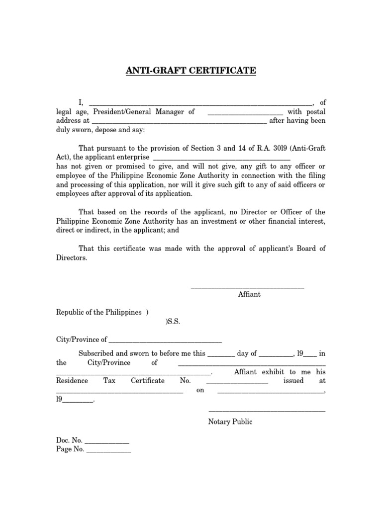 Anti Graft | PDF