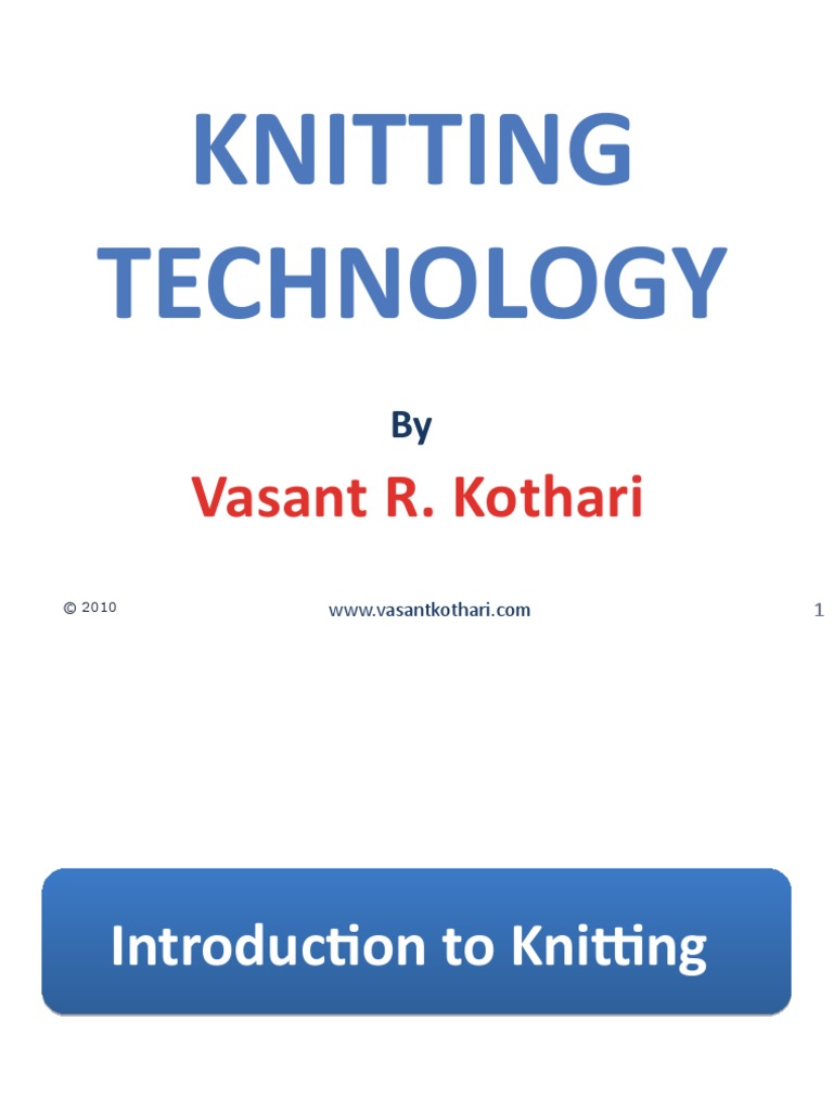 Knitting Introduction and History | PDF | Knitting | Textiles