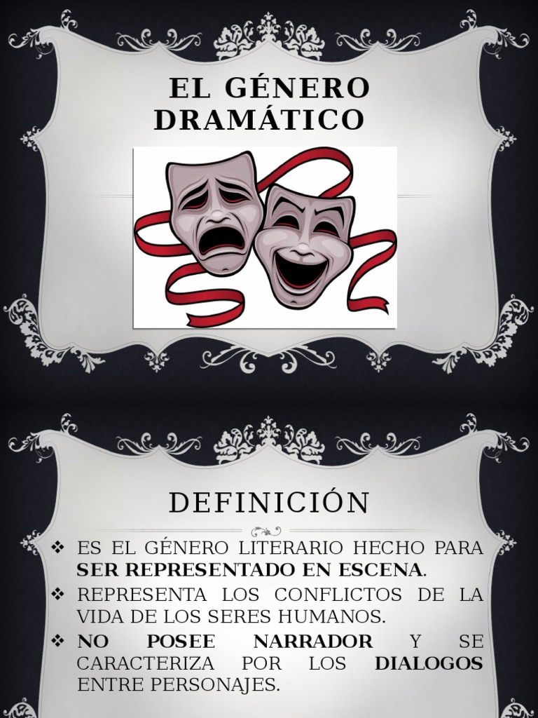 Los elementos fundamentales del género dramático | PDF | Teatro
