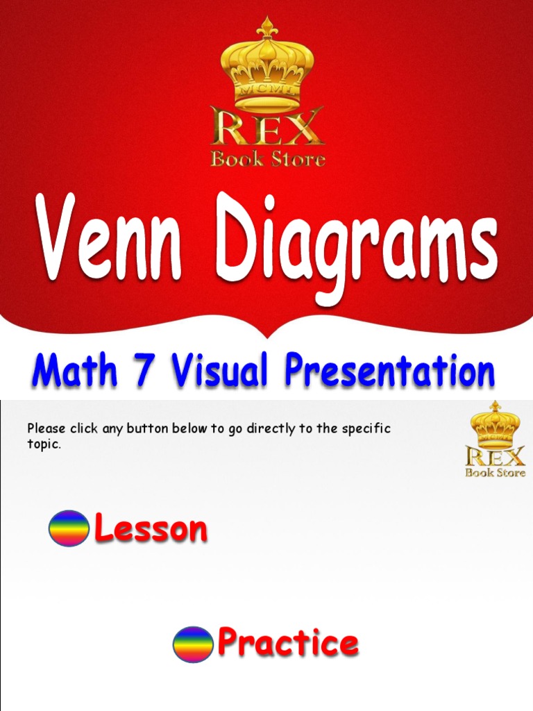 Grade 7 Venn Diagram Practice Questions | PDF | Learning | Behavior ...