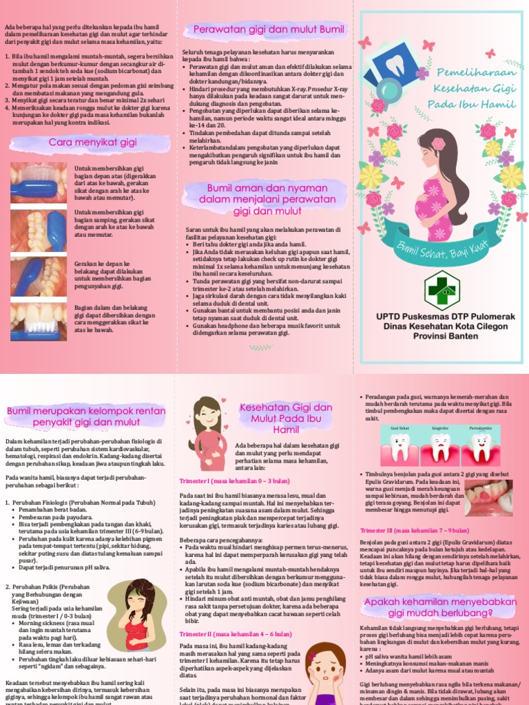 Leaflet Bumil A4 PDF | PDF | Kesehatan Holistik | Gaya Hidup