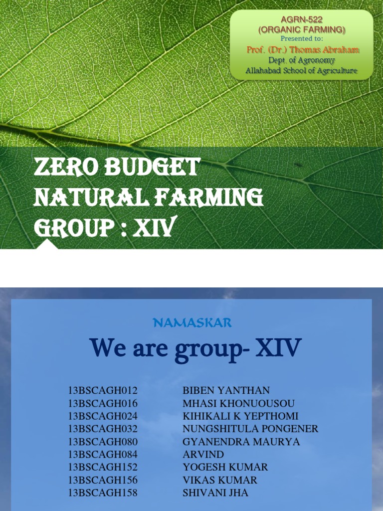 ZBNF | PDF | Organic Farming | Agriculture