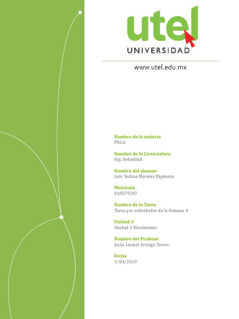 Actividad Sem 4 Física | PDF | Masa | Cambio