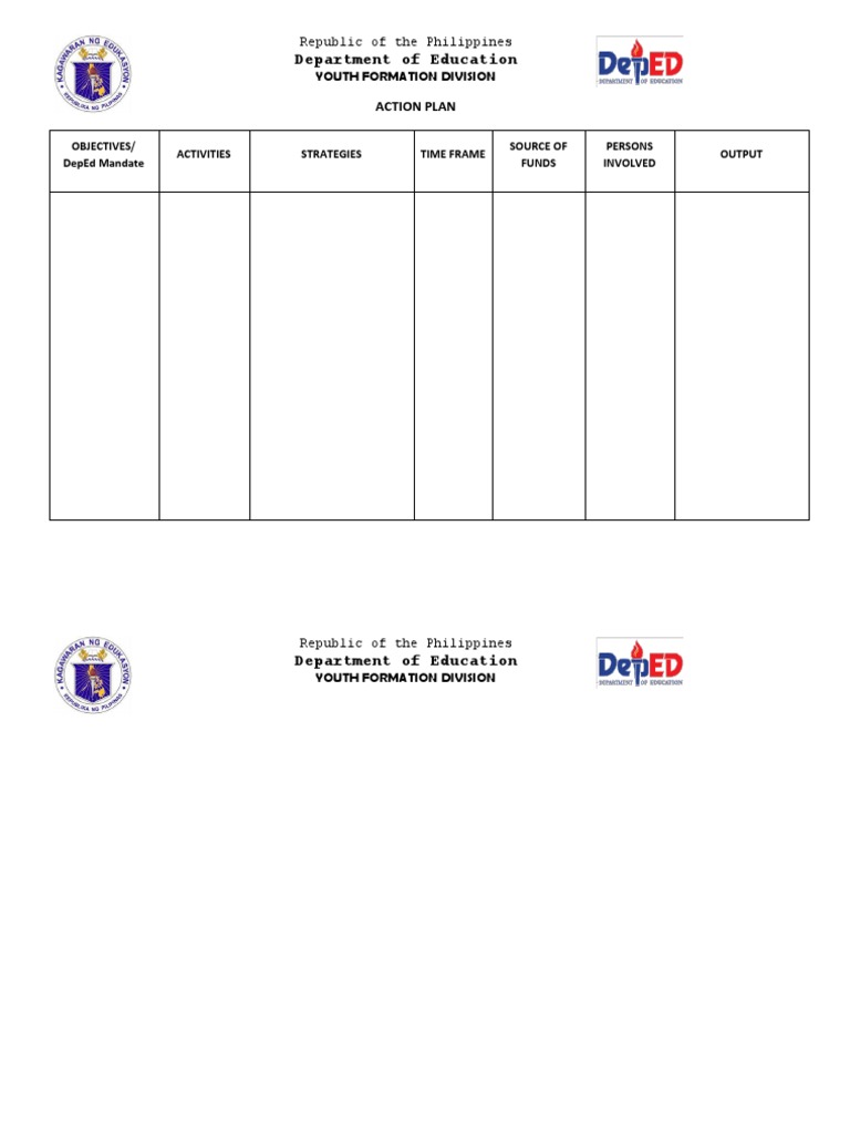 Department of Education: Action Plan | PDF