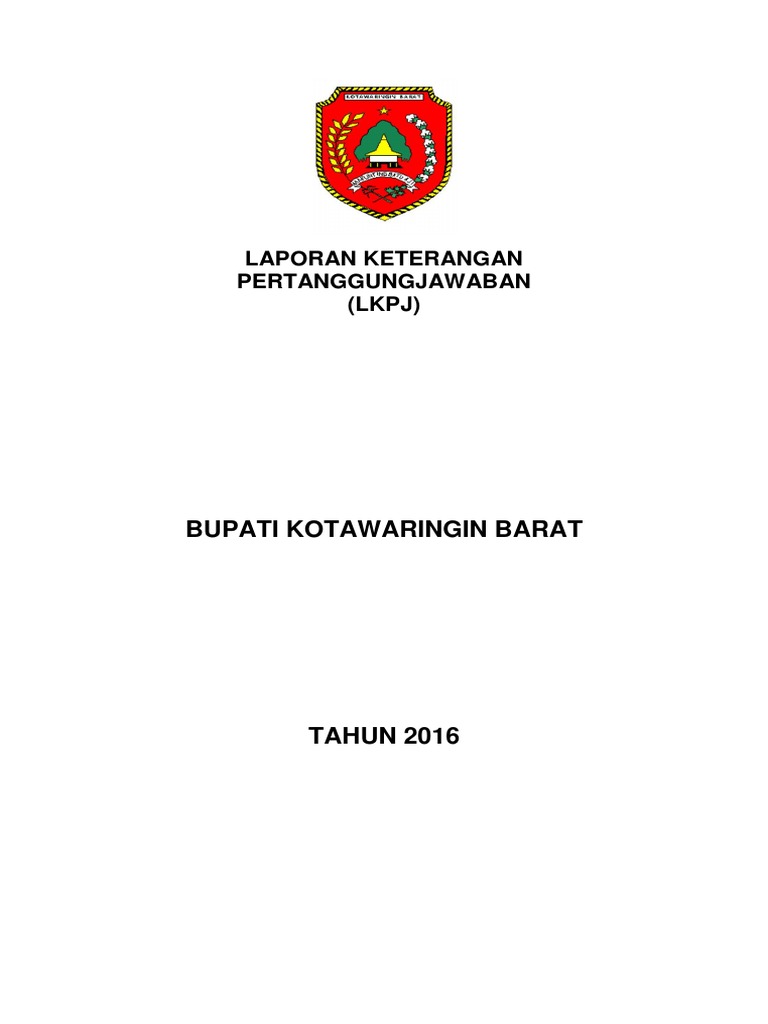 LKPJ Kabupaten Kotawaringin Barat Tahun 2016 PDF | PDF