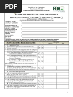 FDA Lto Checklist | PDF | Pharmacy | Franchising