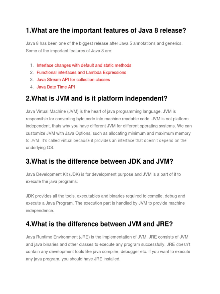 Core Java Interview Question And Answers Pdf Method Computer Programming Class Computer