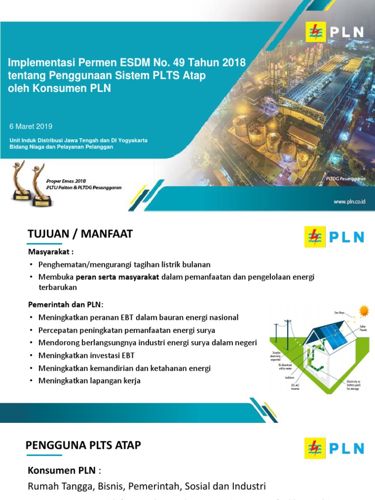Penggunaan Sistem PLTSA Oleh Konsumen PLN | PDF