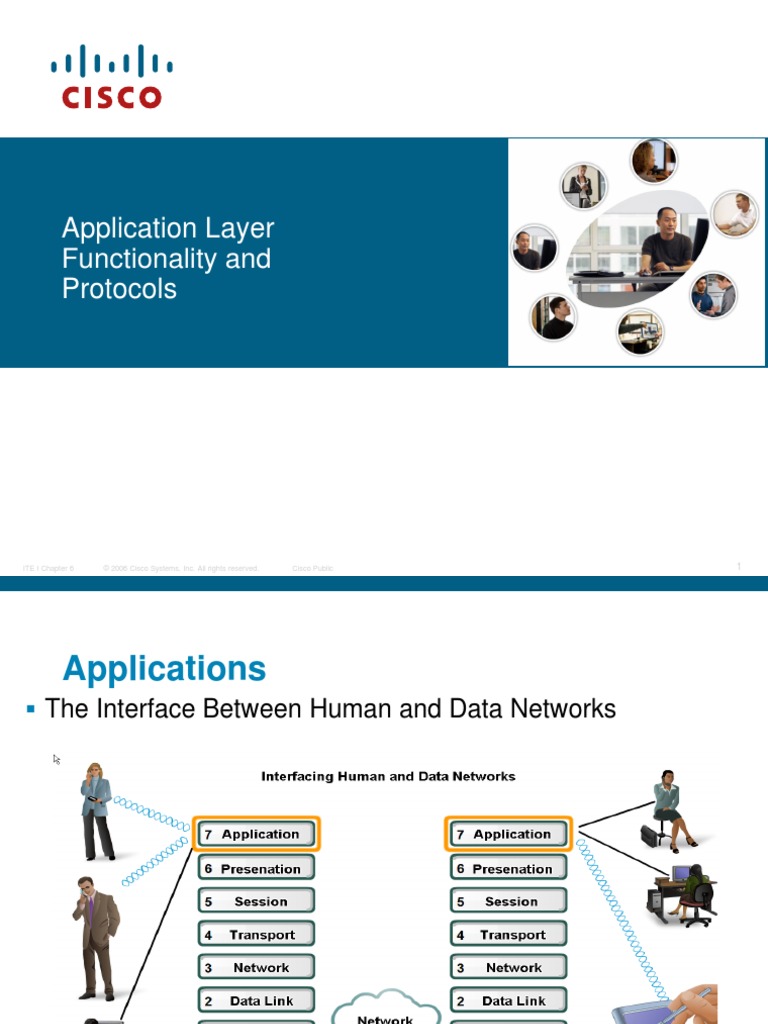 Application Layer Functionality and Protocols | PDF | Hypertext Transfer Protocol | Domain Name ...