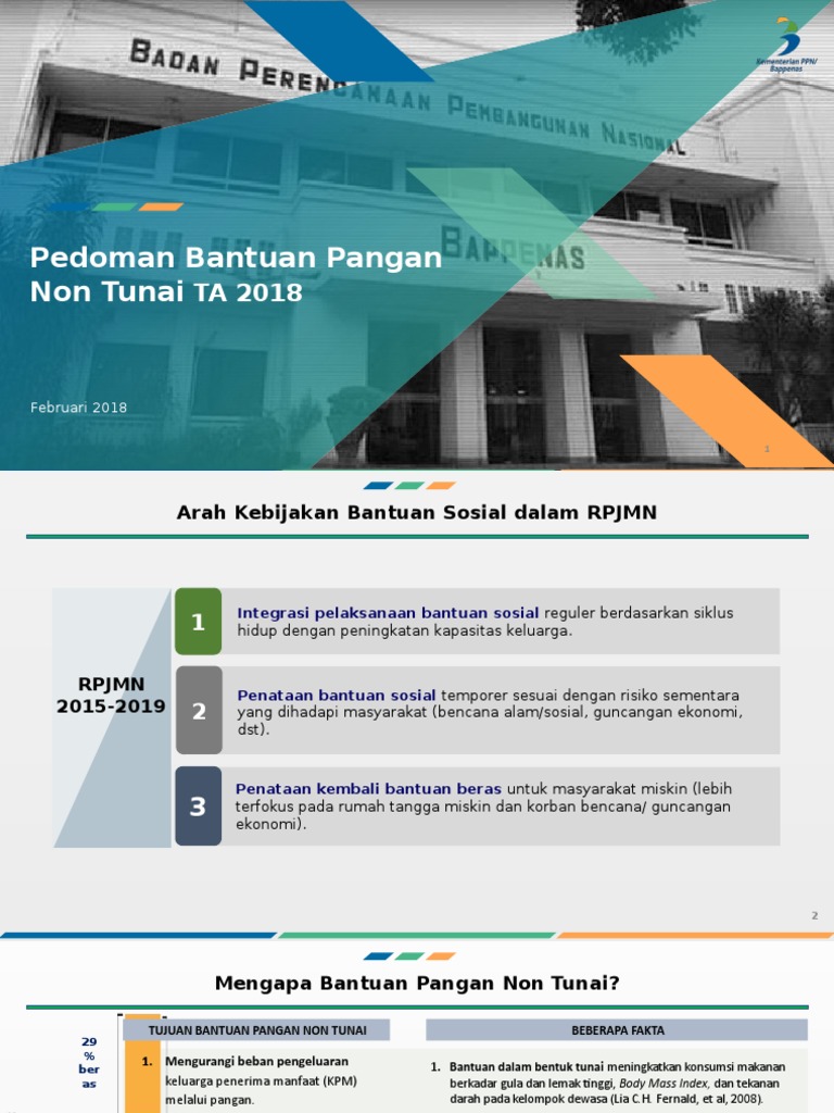 Bantuan Pangan Non Tunai (BPNT) | PDF