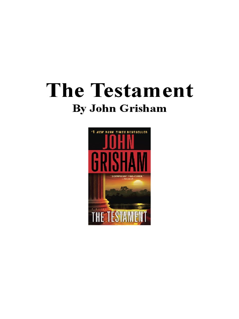 The Testament: by John Grisham | PDF