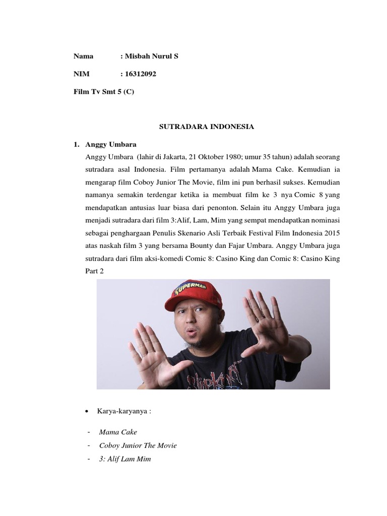 Sutradara Indonesia | PDF | Seni