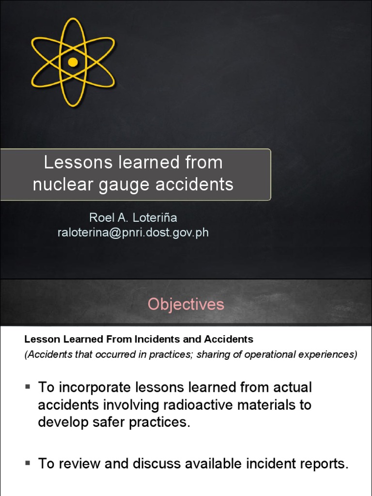 Lessons Learned-Nuclear Gauge002 | PDF | Radioactive Contamination ...