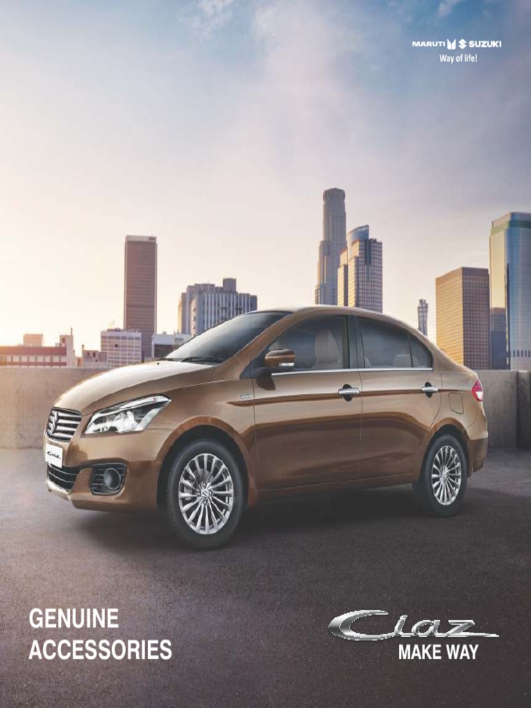 Maruti Ciaz Genuine Accessories Guide | PDF | Car | Private Transport