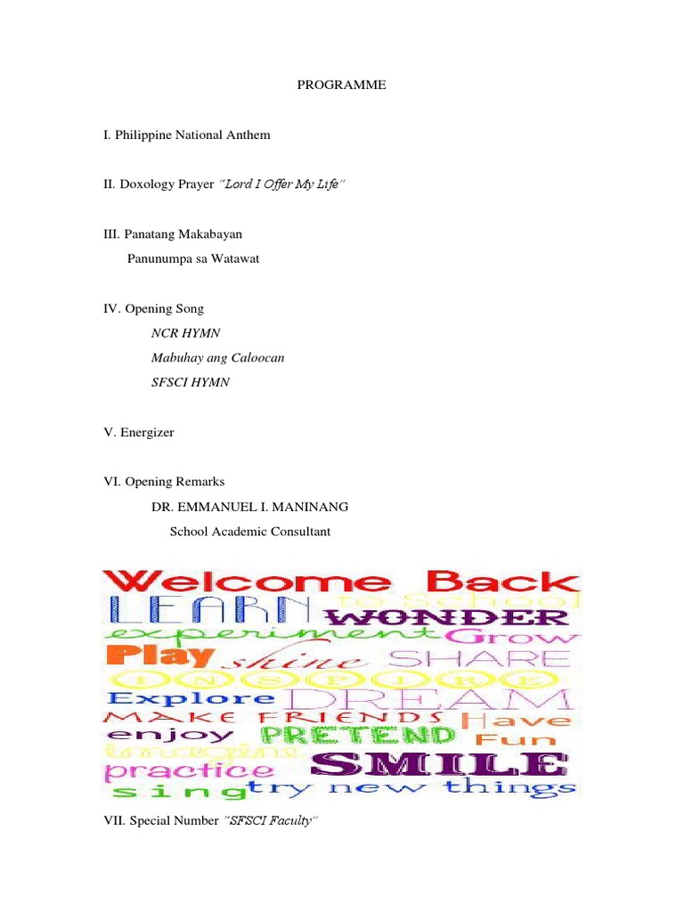 NCR Hymn Mabuhay Ang Caloocan Sfsci Hymn | PDF