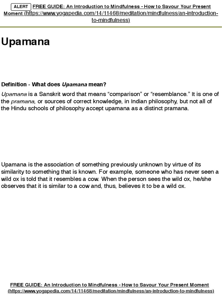 Upamana | PDF | Self-Improvement | Science & Mathematics