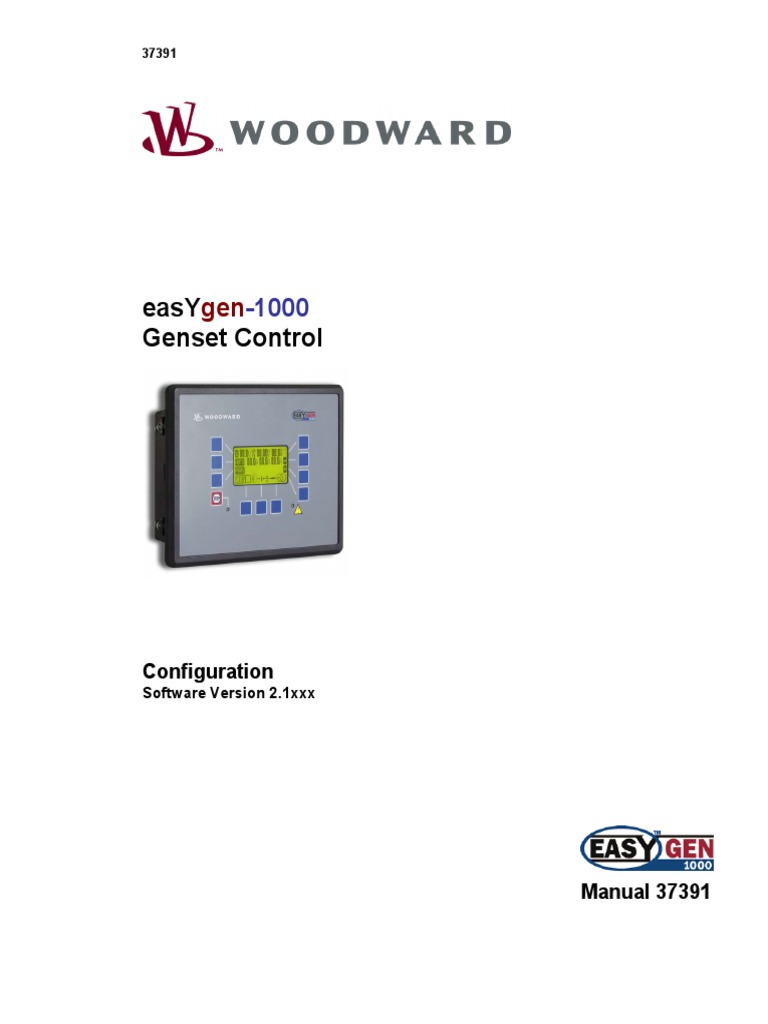 Woodward Easygen Configuration Manual PDF | PDF | Machines | Parameter (Computer Programming)