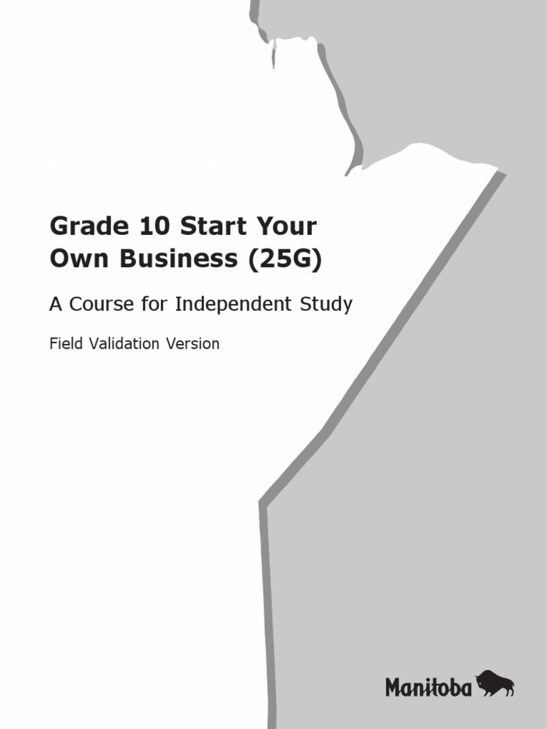 Gr10 - Start Your Own Business | PDF | Entrepreneurship | Small Business