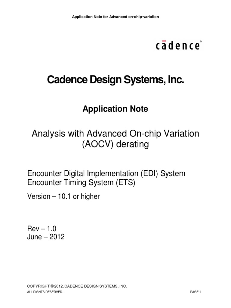 AOCV | PDF | Multiplication | Voltage
