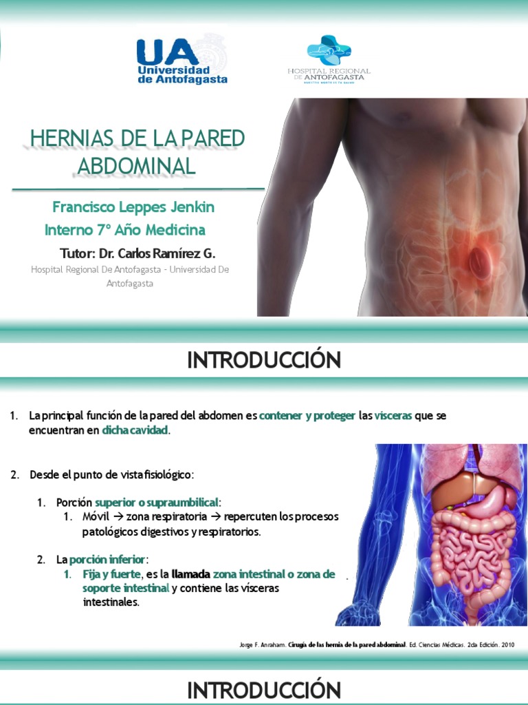 Hernias de Pared Abdominal | PDF | Abdomen | Especialidades Medicas