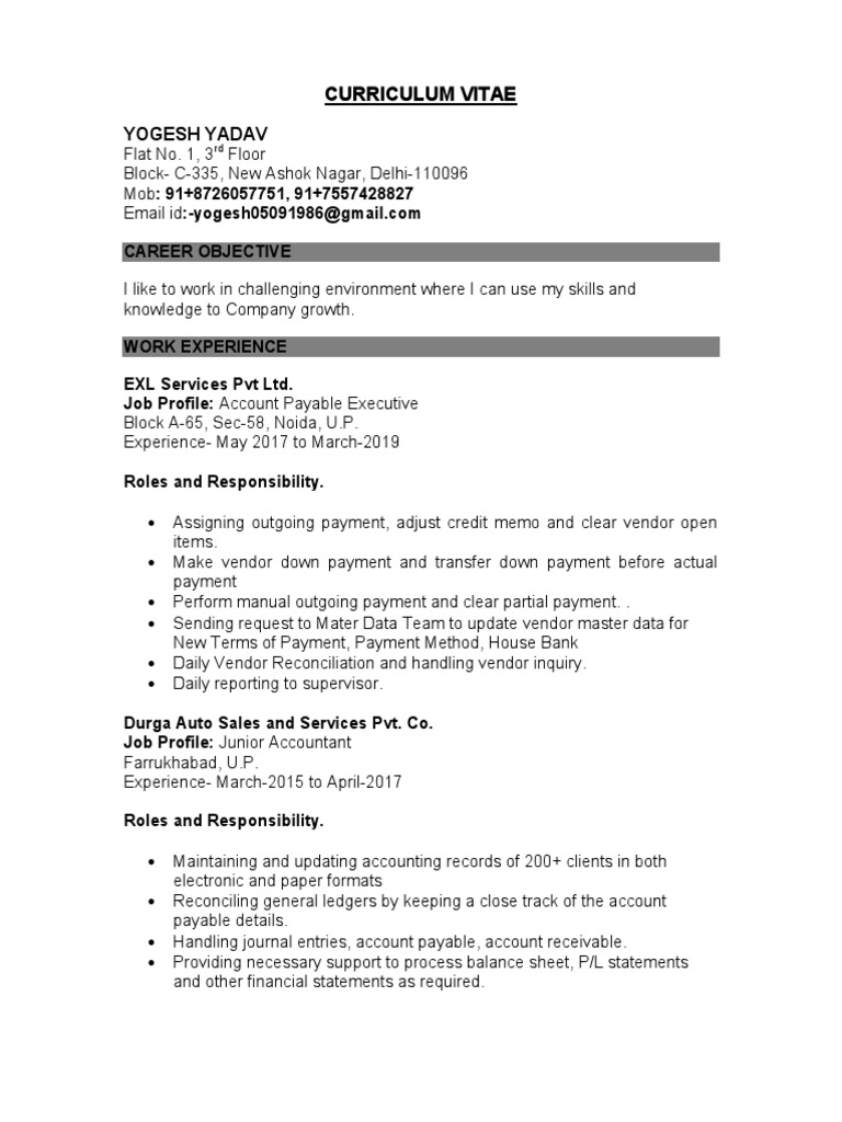 Yogesh Resume | PDF