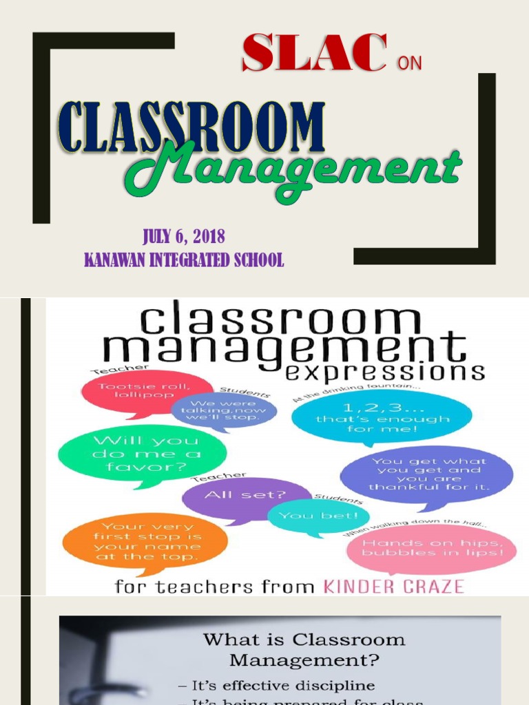Classroom Management | PDF