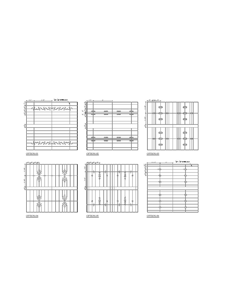 Window Grill Design-Model | PDF