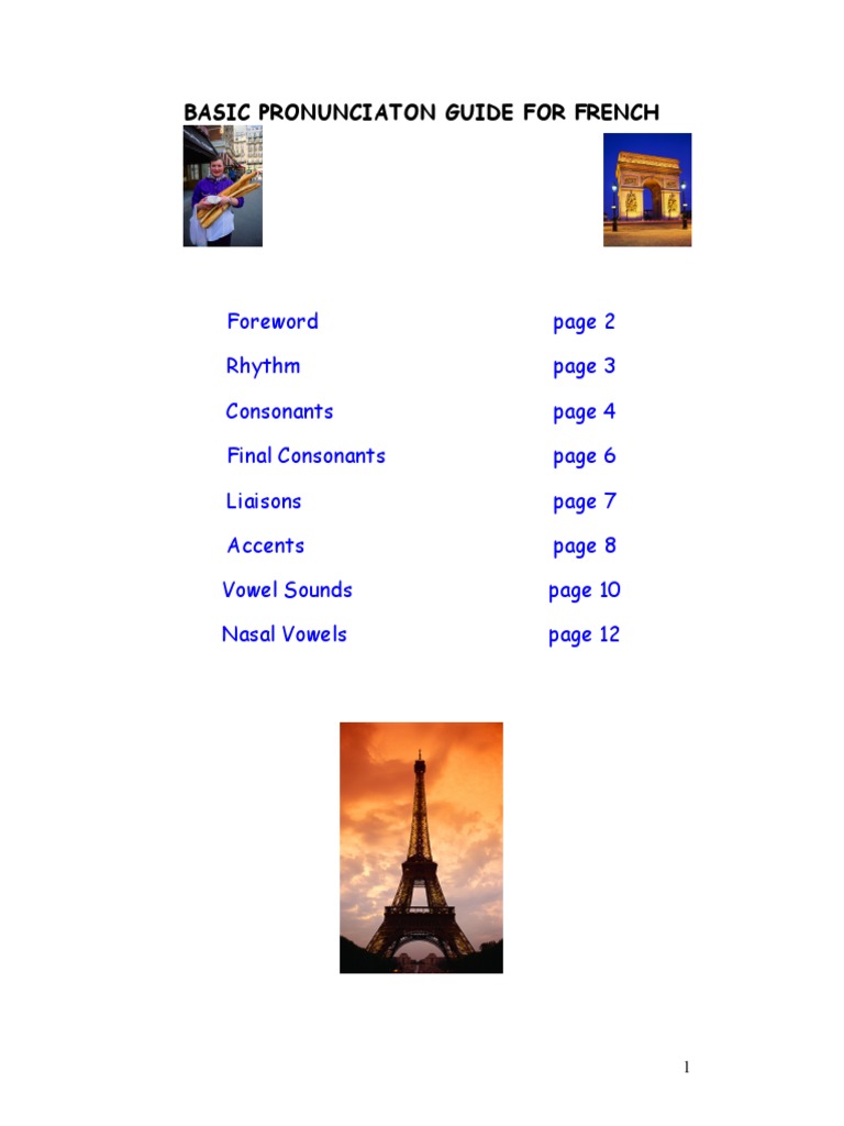 French Pronunciation Basics Guide | PDF | Phonology | Linguistics