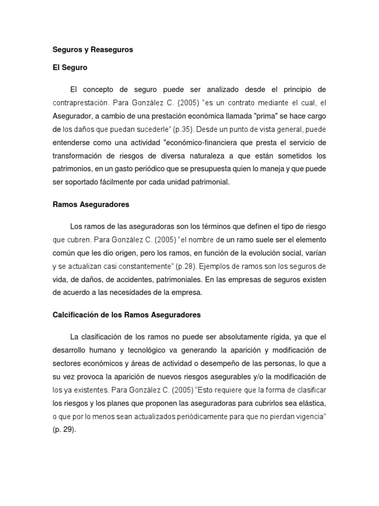Glosario de Términos Seguros y Reaseguros - Seguros Caracas | PDF | Póliza de seguros | Seguro