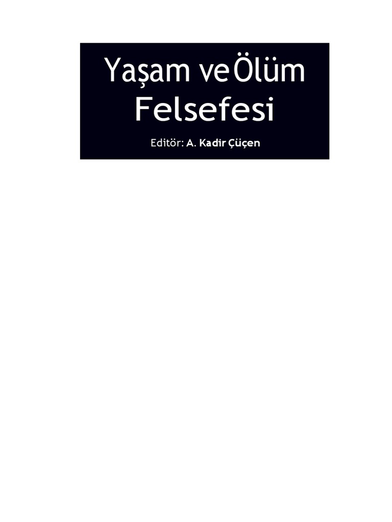 Sinemada Yasam Ve Olum PDF | PDF