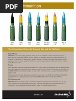 20x102mm Fact Sheet | PDF | Ammunition | Firearms