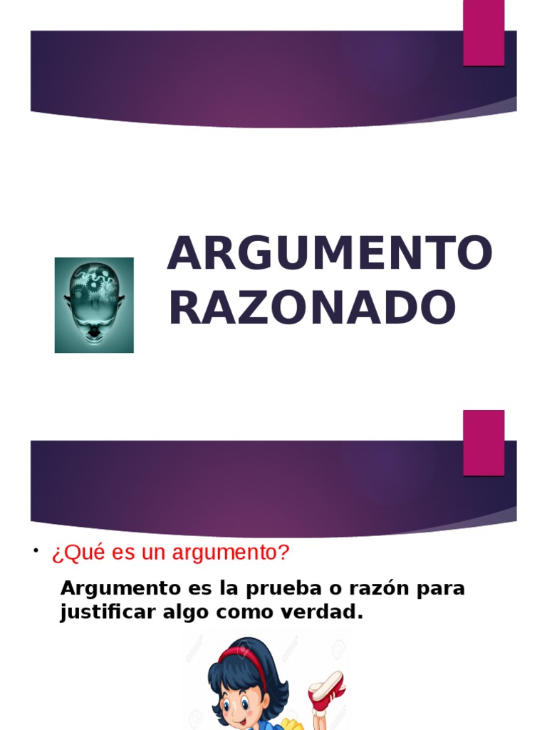 El Argumento Razonado Diapositivas | PDF | Software libre | Argumento